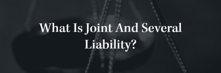 What is Joint and Several Liability? | Ciccarelli Law Offices ...
