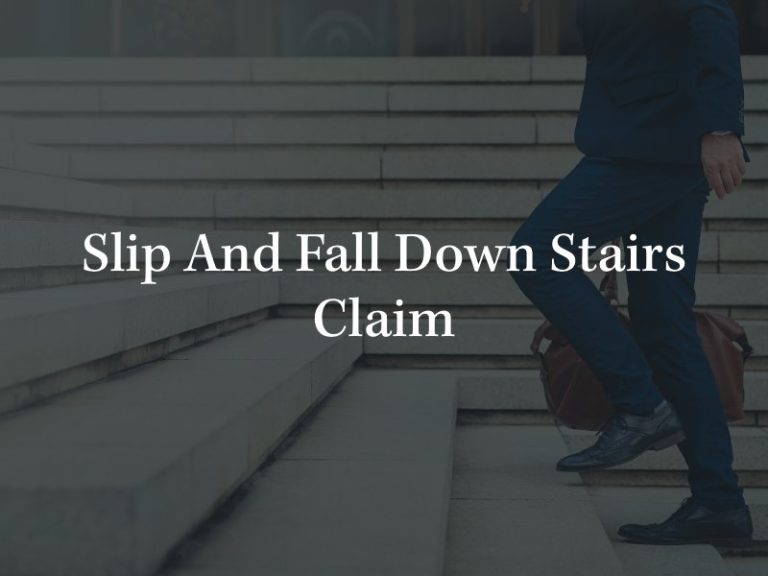 What To Do If You Fall Down Public Stairs | Ciccarelli Law Offices ...